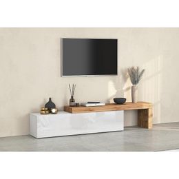OTTO home Lowboard &raquo;Chronos TV-Board, TV-Schrank&laquo; Breite verstellbar von 190 bis 350 cm, 1 Stk. tlg. Breite 270 cm TV-Board,Lowboard,1 Klappe und ein 