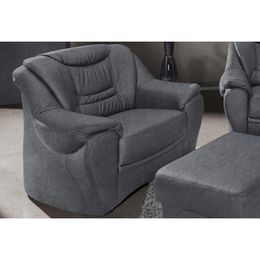 Sit & More sit&more Sessel &raquo;Benson&laquo; grau NaturLeder;Luxus-Microfaser ALTARA NUBUCK (100% Polyester);Luxus-Kunstleder
