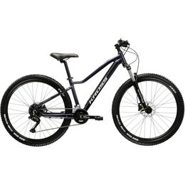 Mountainbike &raquo;Damen Hardtail Lea 5.0&laquo; 16 Gang Shimano CUES U3020 Schaltwerk Kettenschaltung blau Mountainbike