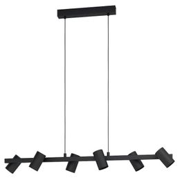 Eglo H&auml;ngeleuchte &raquo;GATUELA 1 Pendellampe, Stahl, IP20, E14, Esszimmerlampe, Modern, Lampe&laquo; E14 1 Stk. H&auml;ngeleuchte, L116 x B19 x H110 cm, schwarz, 