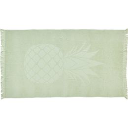 done. Hamamt&uuml;cher &raquo;Pineapple&laquo; saugf&auml;hige Frottier-Innenseite, ideal als Sauna- oder Strandtuch gr&uuml;n Hamam Frottier, Obermaterial: 100% Baumwolle