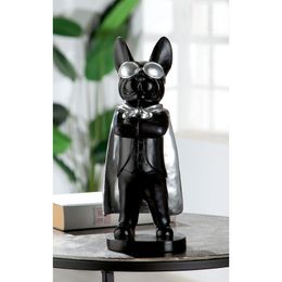 Casablanca by Gilde Tierfigur &raquo;Hund Hero Dog stehend&laquo; schwarz Kunstharz