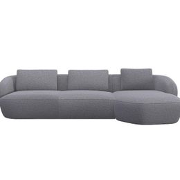 FLEXLUX Wohnlandschaft &raquo;Torino, rund, L-Form, Sofa-Ecke mit Recamiere, Longchair-Sofa&laquo; Modernes, organisches Sofa-Design, Kaltschaum, 