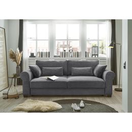 ED EXCITING DESIGN Schlafsofa &raquo;Angelina&laquo; mit Bettkasten & 4 Zierkissen grau 92% Polyester, 8% Nylon