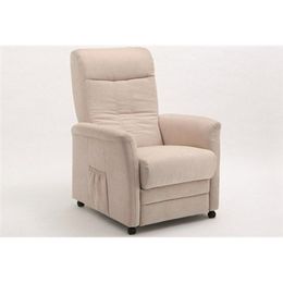 Sit & More sit&more TV-Sessel &raquo;Charlie&laquo; Set, wahlweise mit Motor und Aufstehhilfe beige Altara Nubuck , die Luxus-Microfaser aus 100% Polyester;Luxus-Kunstleder;