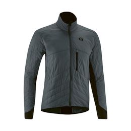 Gonso Herren Fahrradjacke &raquo;Tomar&laquo; Herren Primaloft-Jacke, warm, atmungsaktiv und winddicht grau S
