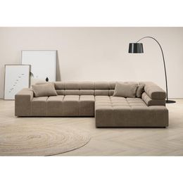 Home Affaire Ecksofa &raquo;Ancona incl. Kopfteilverstellung, OTTOs Choice, Breite 319cm, L-Form&laquo; wahlweise motorische Sitztiefenverstellung, auch in Cord +
