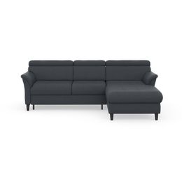 Sit & More sit&more Ecksofa &raquo;Marano L-Form&laquo; inklusive Kopfteilverstellung, wahlweise mit Bettfunktion, Bettkasten grau 98% Polyester, 2% Polyamid