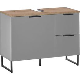 BASIC by Balculina Waschbeckenunterschrank &raquo;Denver Waschbeckenunterschrank, Badezimmerschrank BxHxT 80x60x35&laquo; 1 Stk. tlg. Breite 80 cm, T&uuml;r L/R 