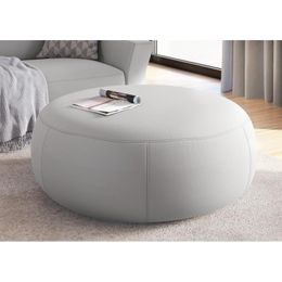 Sit & More sit&more Hocker &raquo;Cadabra&laquo; Rundhocker, Durchmesser Sitzfl&auml;che 64 cm oder 104 cm silber Samtoptik (100% Polyester);Soft clean (98% Polyester, 2% 