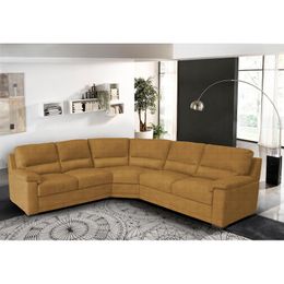 Egoitaliano Ecksofa &raquo;Doris, modernes Designerecksofa in hochwertigen Microfaserqualit&auml;ten&laquo; edle Detailverarbeitung, wahlweise fleckenabweisend oder in Lederoptik 