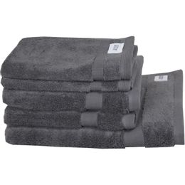 Sch&ouml;ner Wohnen Kollektion SCH&Ouml;NER WOHNEN-Kollektion Handtuch Set &raquo;Cuddly&laquo; schnell trocknende Airtouch-Qualit&auml;t grau Frotteevelours, Obermaterial: 100% Baumwolle
