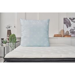 Yatas Bedding Kopfkissen &raquo;Majest&auml;t Dacron Climarelle Cool, Kopfkissen 40x80 cm&laquo; 1 Stk. tlg. k&uuml;hlende Wirkung, allergiker geeignet (Hausstauballergiker) blau 