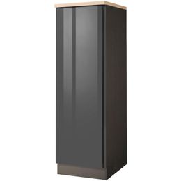 KOCHSTATION Seitenschrank &raquo;KS-Virginia&laquo; 50 cm breit, f&uuml;r viel Stauraum grau Holzwerkstoff, MDF