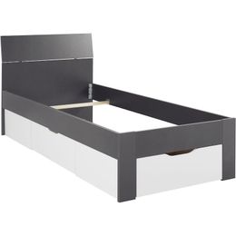 Rauch Bett &raquo;Einzelbett Doppelbett Stauraum FLEXX Breiten 90/140/180 cm&laquo; Einzelbett Doppelbett Stauraum FLEXX Breiten 90/140/180 cm wei&szlig;