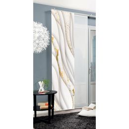 Home Wohnideen Schiebegardine &raquo;GULDO&laquo; Paneelwagen 1 Stk. tlg. Schiebevorhang bedruckt gold Polyester