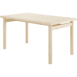 Karup Design Esstisch &raquo;PACE DINING TABLE&laquo; aus FSC -zertifiziertem Kiefernholz, Gr&ouml;&szlig;e 150 x 75 cm. braun