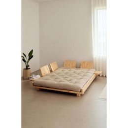 Karup Design Bett &raquo;Social Sofa Bed, mit verstellbarem Zubeh&ouml;r, inkl Matratze & Lattenrost&laquo; Bett wahlweise mit 2 oder 4 R&uuml;ckenlehnen und 2 Ablagen. Mit Matratze 