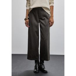 Street One Damen Street One Culotte mit Fishbone Muster, mit seitlichen Taschen 46, L&auml;nge 26