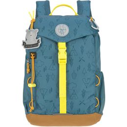 L&auml;ssig L&auml;ssig Damen L&Auml;SSIG Kinderrucksack &raquo;Adventure, Blue, Mini Backpack&laquo; Reflektoren inkl. Sitzunterlage; PETA-approved vegan; aus recyceltem Material blau