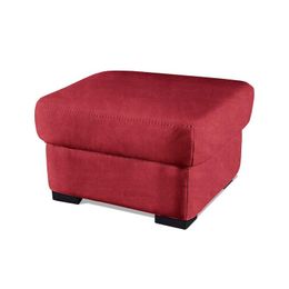 COTTA Hocker &raquo;Dani&laquo; rot Luxus-Microfaser aus 100% Polyester
