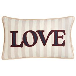 Tom Tailor HOME Dekokissen &raquo;Love&laquo; mit Leinenanteil Obermaterial: 92% Polyester, 8% Leinen