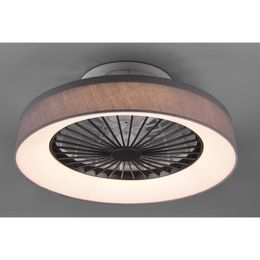 REALITY LEUCHTEN LED Deckenleuchte &raquo;Farsund Deckenventilator&laquo; LED-Board 1 Stk. Neutralwei&szlig; Deckenlampe, Ventilator, Fernbedienung, Ventilator getrennt