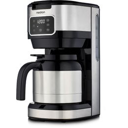 Medion Filterkaffeemaschine &raquo;MD 11019&laquo; 1,25 l Kaffeekanne Permanentfilter 900 Watt, Touch-Sensor-Bedienfeld, 24 Stunden Timer, Permanentfilter schwarz 