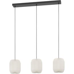 Eglo H&auml;ngeleuchte &raquo;BELGRAVE Pendellampe - Stahl - E27 - 3X40W - IP20&laquo; E27 1 Stk. H&auml;ngelampe, Deckenlampe, Wohnzimmer, Esszimmer, L88 x B18 x H110 cm