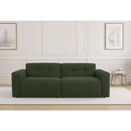 OTTO home 3-Sitzer &raquo;Tapley&laquo; Breite 220 cm,Boucle, Struktur fein, mit Knopfsteppung, bodentief 100% polyester