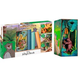 Revell 3D-Puzzle &raquo;Book Nook, Tiny Adventures Disney Das Dschungelbuch&laquo; Buchst&uuml;tze; mit LED-Beleuchtung bunt Holz