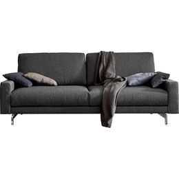Creation BY ROLF BENZ 3-Sitzer &raquo;CR.450, Designsofa, Loungesofa&laquo; Armlehne niedrig, Fu&szlig; chromfarben gl&auml;nzend, Breite 204 cm grau Jacquard-Flachgewebe 