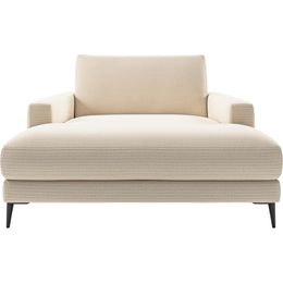 Home Affaire Chaiselongue &raquo;Downtown Loungem&ouml;bel zum Relaxen, B/T/H: 132/170/84 cm&laquo; auch in Boucl&eacute;, Cord und Easy care - leicht mir Wasser zu reinigen 