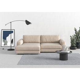 Trendmanufaktur Ecksofa &raquo;Bourbon, Mega Designsofa mit tollem Sitzkomfort, Breite 250cm, L-Form&laquo; extra tiefe Sitzfl&auml;che, wahlweise mit 