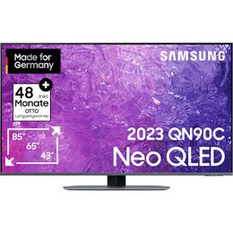 LED-Fernseher &raquo;GQ43QN90CAT&laquo; 108 cm/43 Smart-TV Neo Quantum HDR, Neural Quantum Prozessor 4K, Gaming Hub grau Samsung Smart Hub & Gaming Hub vereinen 