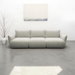 DOMO collection Big-Sofa &raquo;Bristol in 2 Breiten, Taschenfederkern f&uuml;r hohen Sitzkomfort&laquo; Breite 276cm. Pflegeleichter Strukturstoff beige 100% 