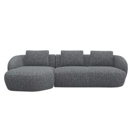 FLEXLUX Wohnlandschaft &raquo;Torino, rund, L-Form, Sofa-Ecke mit Recamiere, Longchair-Sofa&laquo; Modernes, organisches Sofa-Design, Kaltschaum, 
