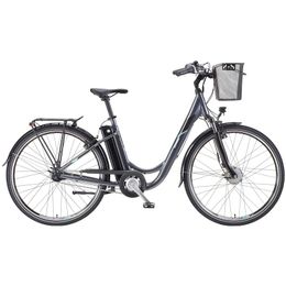 Telefunken Unisex &raquo;Multitalent RC840&laquo; 7 Gang Shimano Nexus Schaltwerk Frontmotor 250 W Pedelec, Elektrofahrrad f&uuml;r Damen u. Herren grau