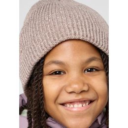 Jack Wolfskin Jungen Bommelm&uuml;tze &raquo;POMPOM BEANIE KIDS&laquo; lila