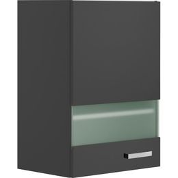 Optifit Glash&auml;ngeschrank &raquo;Parma&laquo; Breite 50 cm grau Glas, Holzwerkstoff