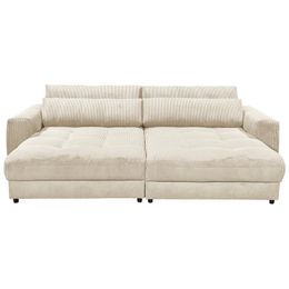 ED EXCITING DESIGN Big-Sofa &raquo;Loveseat, 2-Sitzer, Barura, Breite 292&laquo; Big-Sofa mit 2 Nierenkissen beige 92% Polyester, 8% Nylon