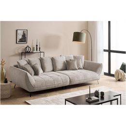 exxpo - sofa fashion Big-Sofa &raquo;Triton Mega Sofa,toller Sitzkomfort, Steppung im Sitz, Breite 311cm&laquo; inkl.10-teiliges Kissenset,gem&uuml;tliches Megasofa,