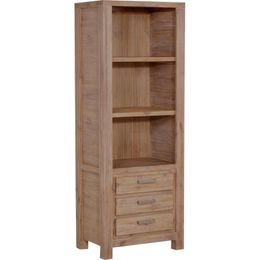 GUTMANN FACTORY Regal &raquo;Tunis&laquo; H&ouml;he 180 cm beige FSC -zertifizierter Holzwerkstoff, Massivholz