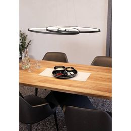 Eglo H&auml;ngeleuchte &raquo;GIANELLA Pendellampe, Alu, Stahl und Kunststoff, H&auml;ngelampe, Lampe&laquo; LED-Modul 1 Stk. Warmwei&szlig; H&auml;ngeleuchte, L100 x B36 x H120 cm, 