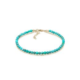 Elli Damen Armband &raquo;Layer Howlith Edelstein Beads Boho 925er Silber&laquo;