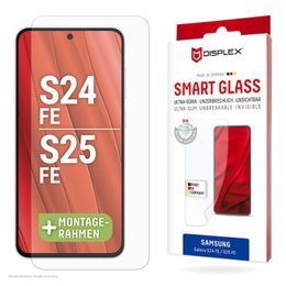 Displex Displayschutzglas &raquo;Smart Glass Screen Protector&laquo; f&uuml;r Samsung Galaxy S24 FE;Samsung Galaxy S25 FE Displayschutzfolie, Schutzfolie, Bildschirmschutz, 