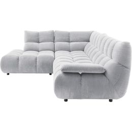 Home Affaire Ecksofa &raquo;Cozy Bubble, mit klappbarer Armlehne, Breite 324 cm&laquo; mit eleganter Steppung, Rundumbezug & weicher Polsterung 95% Polyester, 5% 