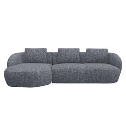 FLEXLUX Wohnlandschaft &raquo;Torino, rund, L-Form, Sofa-Ecke mit Recamiere, Longchair-Sofa&laquo; Modernes, organisches Sofa-Design, Kaltschaum, 