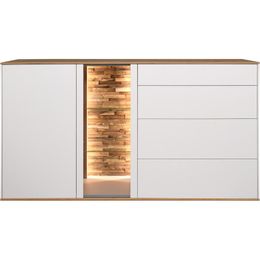 M&auml;usbacher Kommode Faro Sideboard B 169 cm, inkl. Beleuchtung, Push to open Funktion wei&szlig;