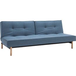 INNOVATION LIVING Schlafsofa &raquo;Splitback, Schlafsofa, 3-Sitzer, G&auml;stebett&laquo; Schlaffunktion, stylisch, komfortabel und bequem, Mehrfunktionssofa blau 